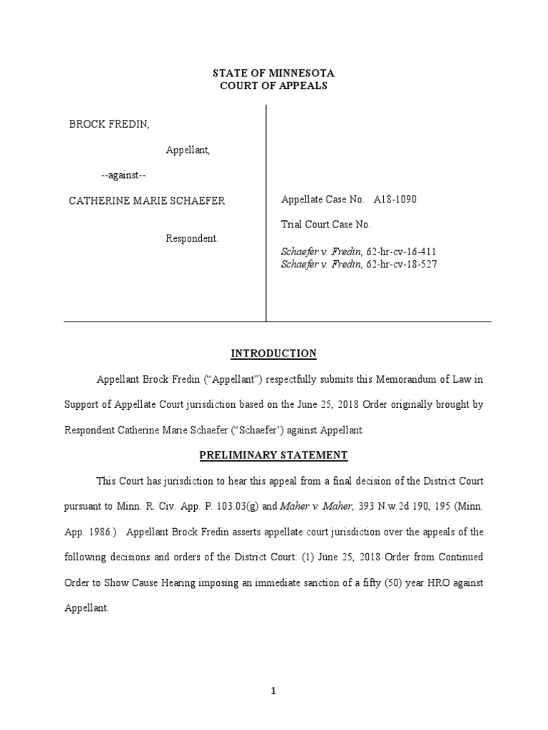Jurisdiction Memo.redacted | Contempt Of Court | Jurisdiction