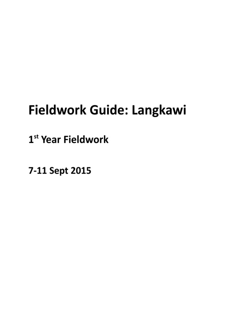 Fieldwork Guide | PDF | Granite | Geology