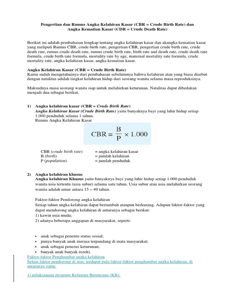 Pengertian Dan Rumus CBR | PDF