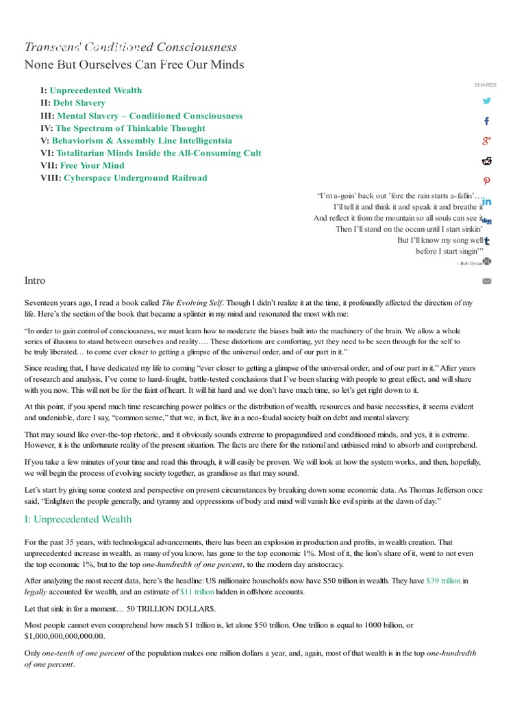 Notes From The Underground David DeGraw | PDF | Propaganda | Wealth