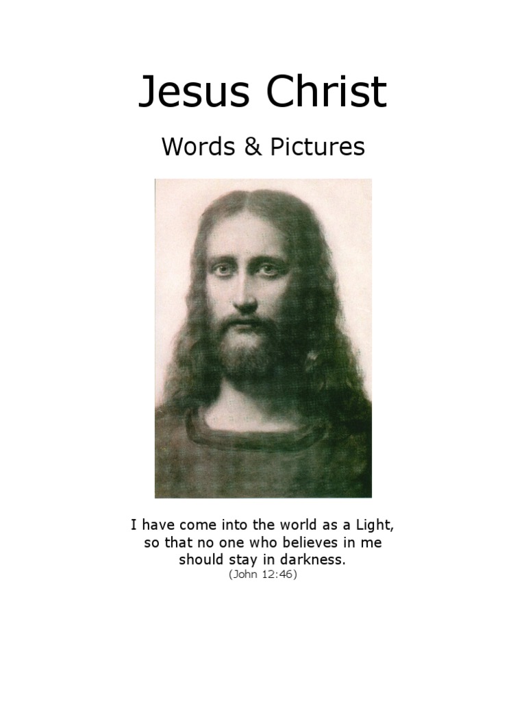 Jesus Christ: Words & Pictures | PDF | Eternal Life (Christianity ...