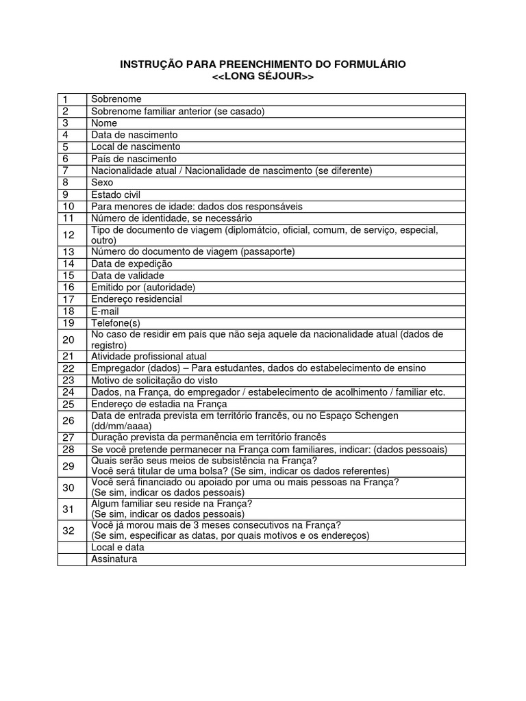 Iso-8859-1 Q Ajuda para o Preenchimento Do Formul E1rio de Visto de Lon Iso-8859-1 Q Ga Dura E7 ...