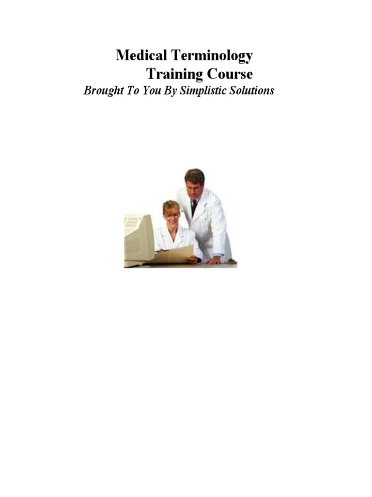 Medical Terminology Training Guide | PDF | Lymphatic System | Lung