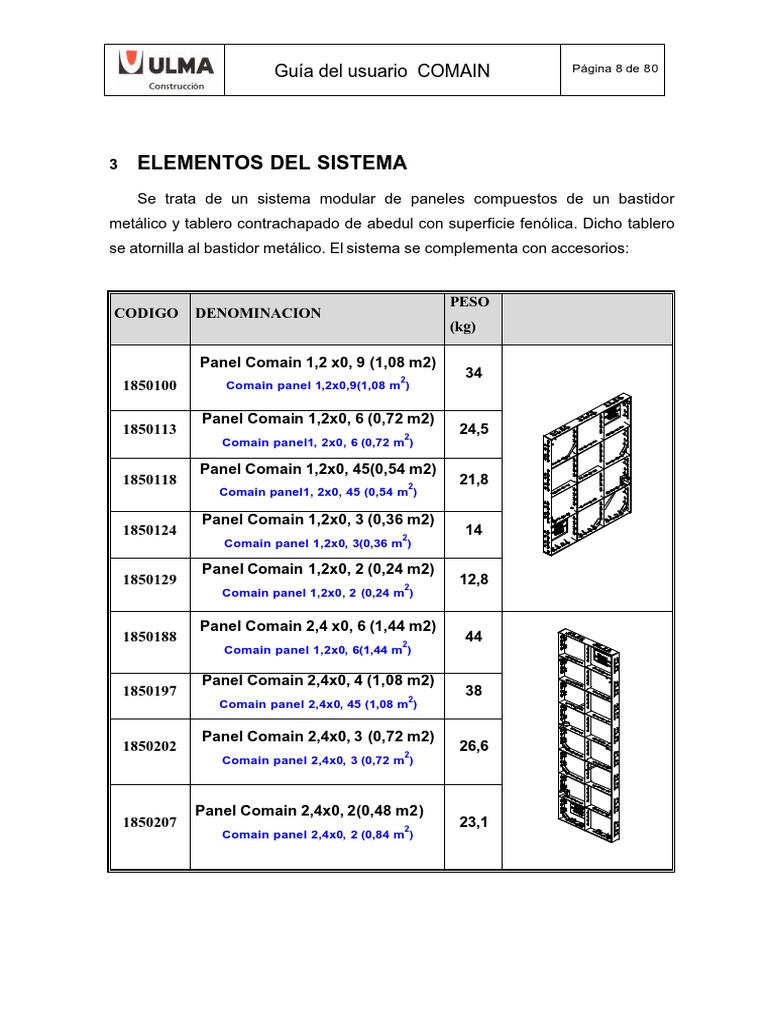 Guía de usuario del sistema COMAIN | PDF | Naturaleza
