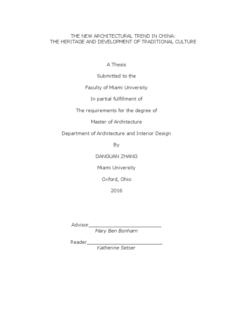 Thesis.pdf | Chinese Culture | China