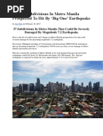 The Valley Fault System Atlas | PDF