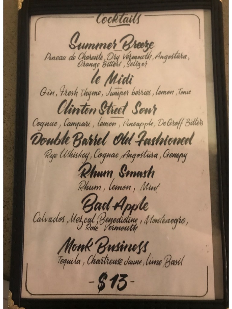 Windmill Menu | PDF