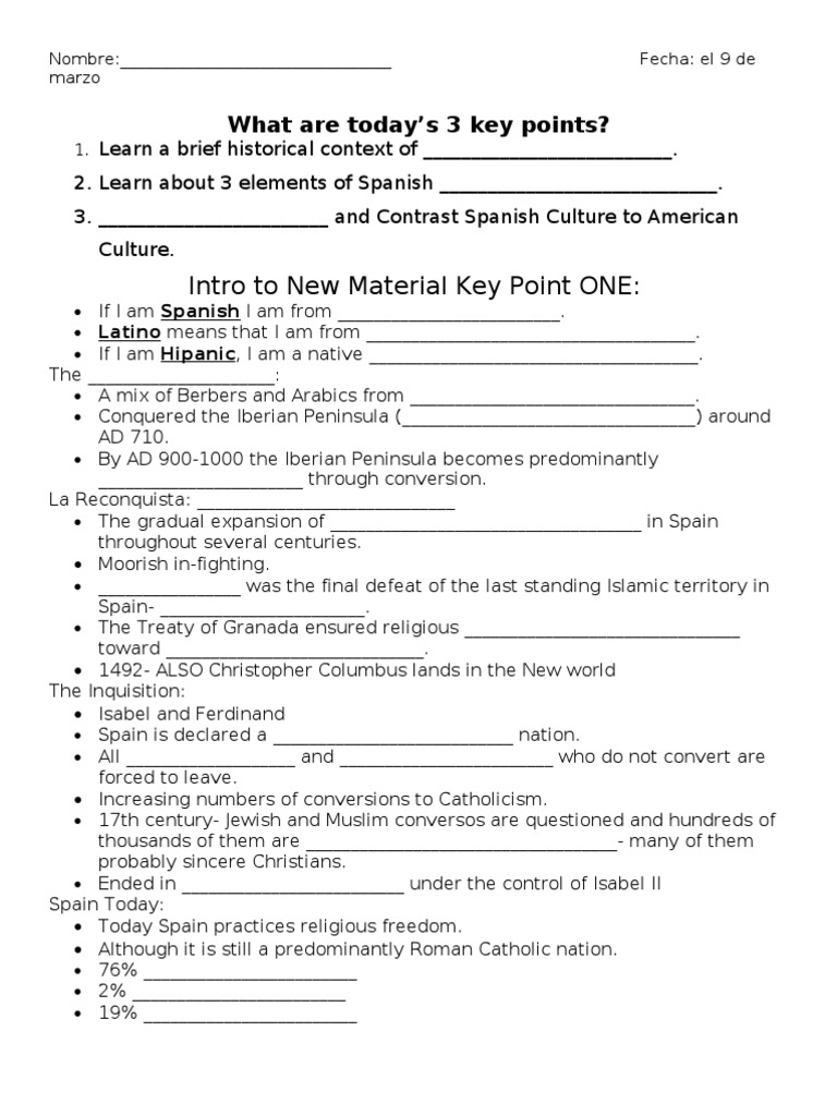 CN Spanish History and Culture | PDF | Spain