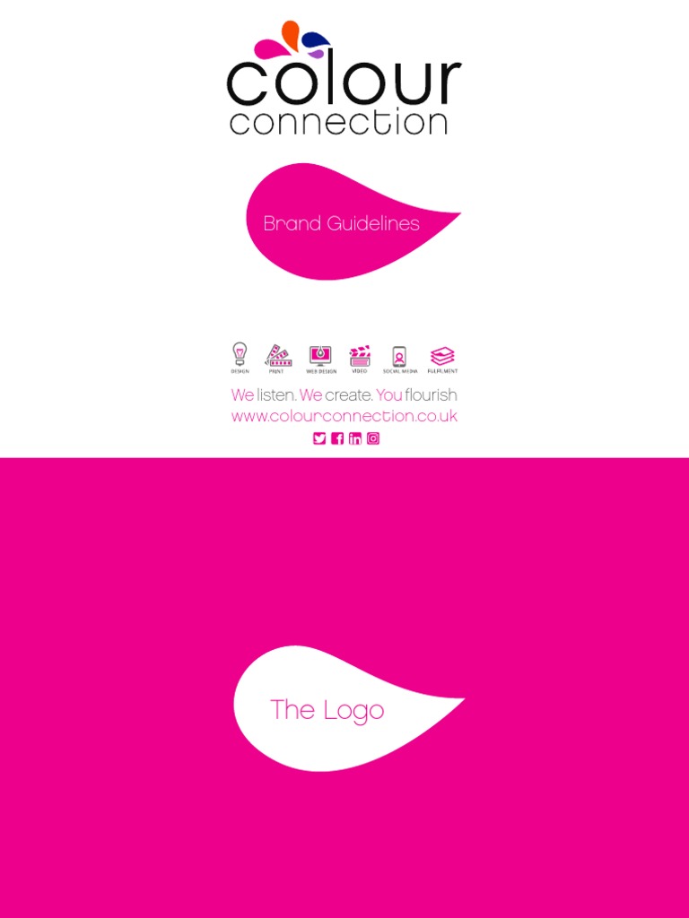 Colour Connection Brand Guidelines | PDF | Brand | Typefaces