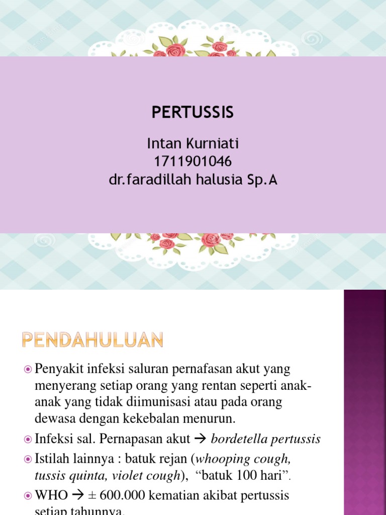 Pertusis | PDF