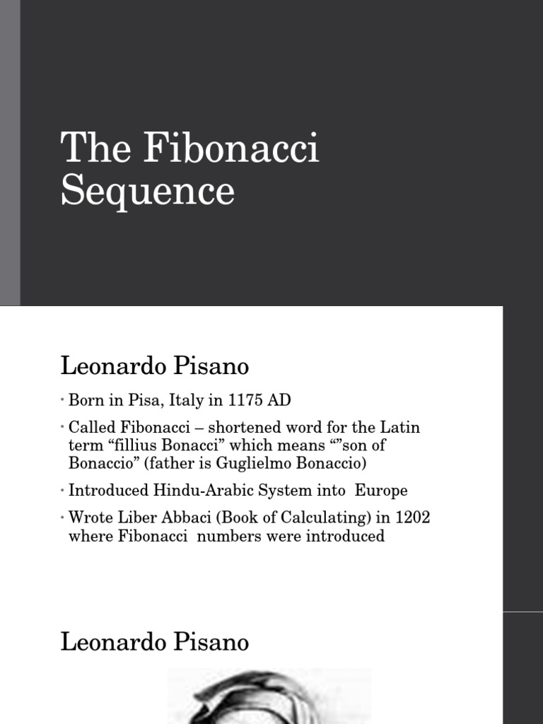 The Fibonacci Sequence | Download Free PDF | Numbers | Teaching Mathematics