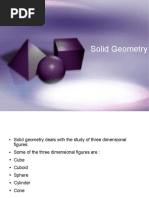 Chapter 12 Solid Geometry 1 | PDF