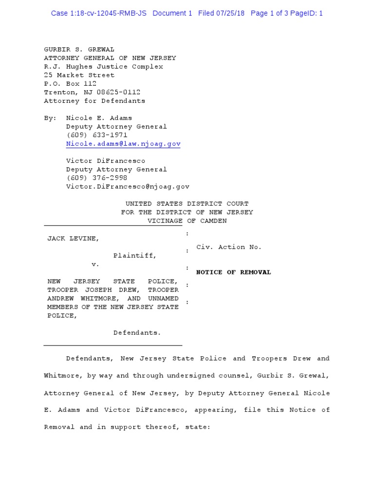 Levine Complaint | PDF | Intentional Infliction Of Emotional Distress | Complaint
