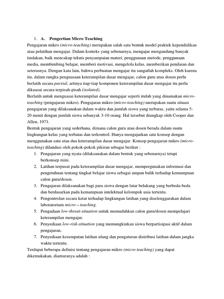Panduan Micro Teaching untuk Calon Guru | PDF | Komputer