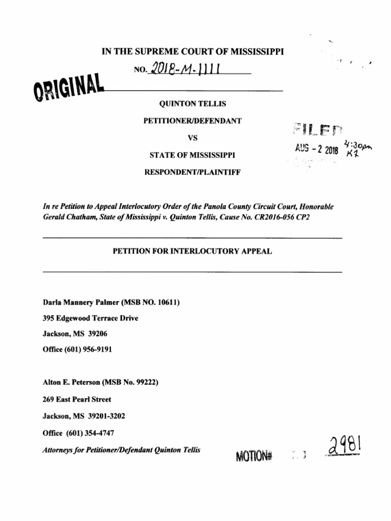 Motion For Interlocutory Appeal – ACTNCI