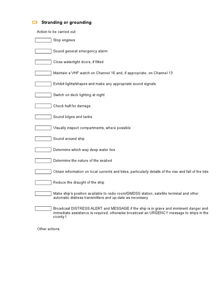 Stranding or Grounding | PDF