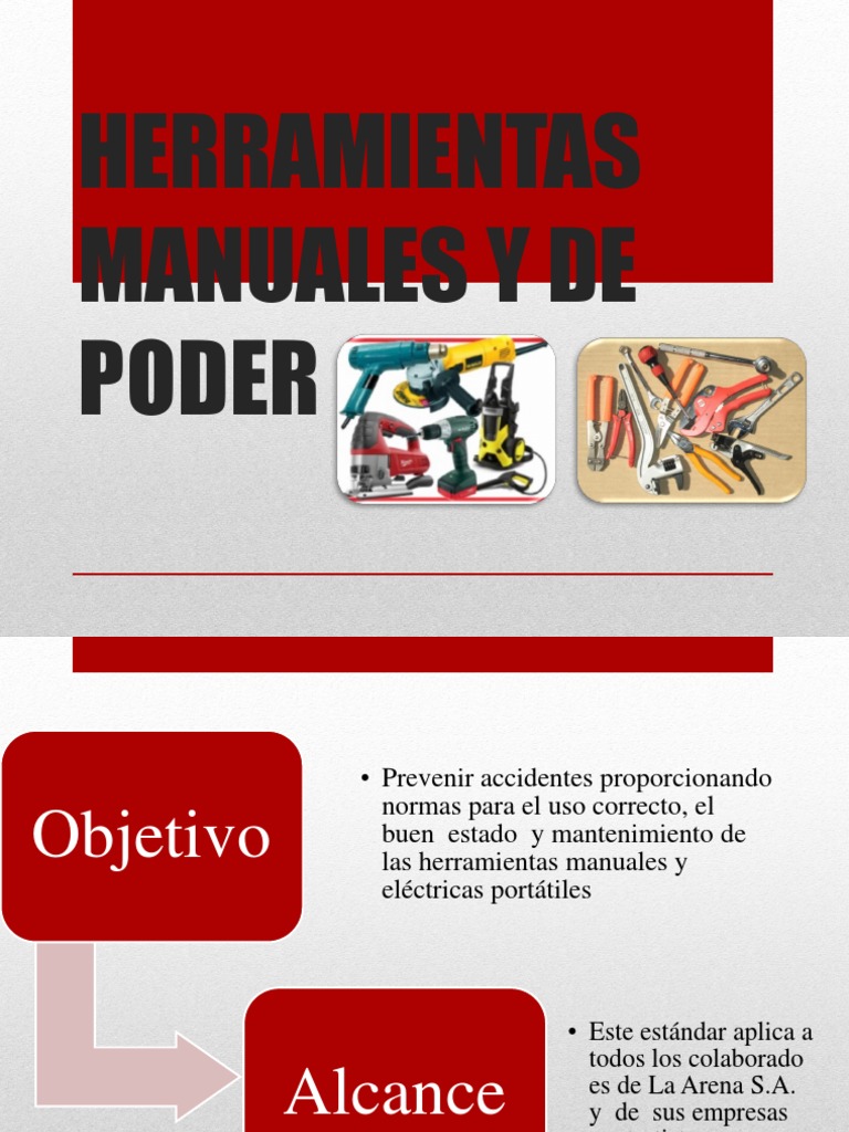 Herramientas Manuales y de Poder | PDF | Herramientas | Tornillo