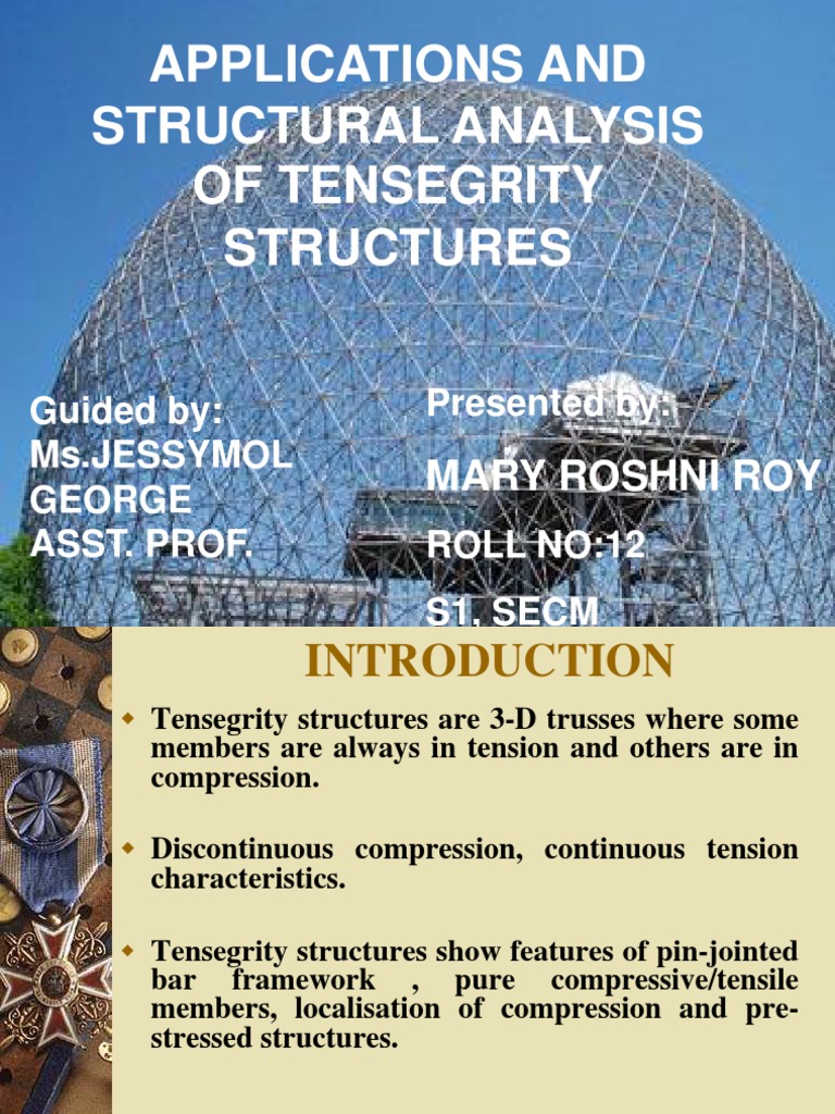 Tensegrity Structures Explained | PDF | Tension (Physics) | Stress (Mechanics)