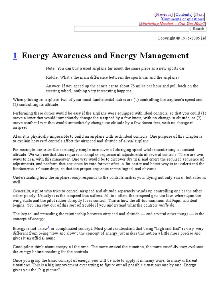 See How It Flies by John Denker | PDF | Flight | Stall (Fluid Mechanics)