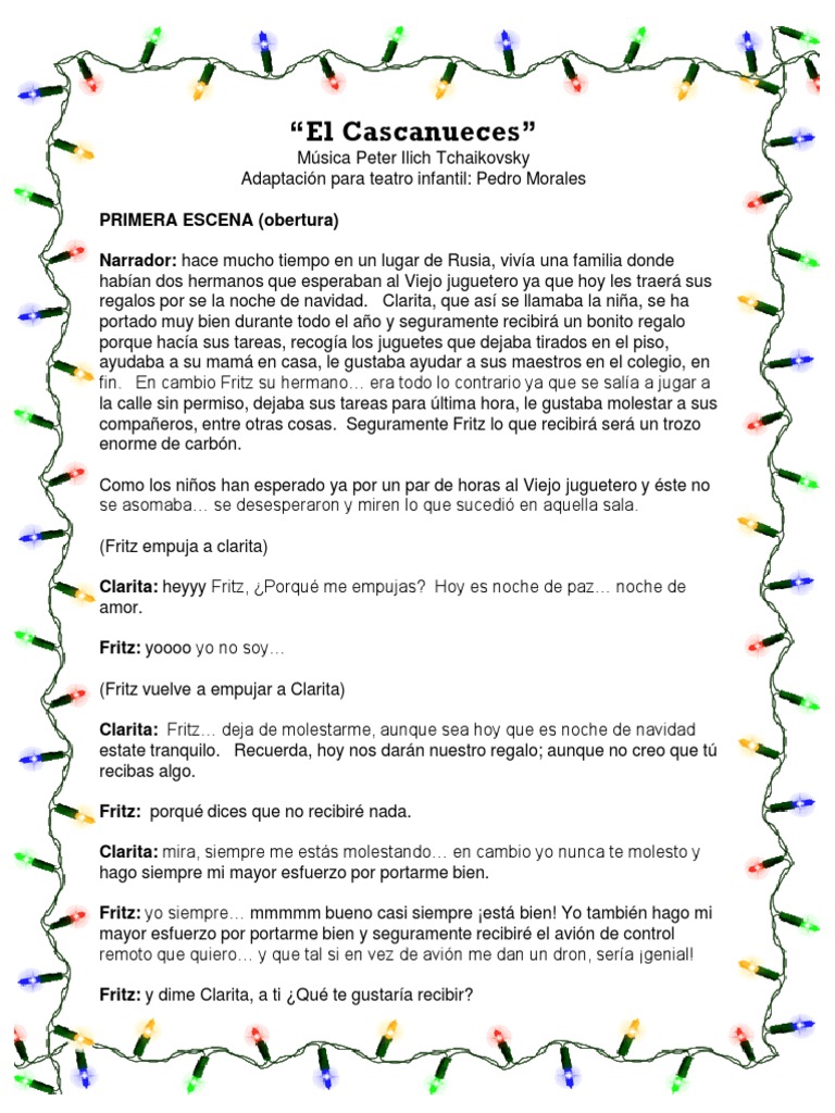 Libreto Cascanueces | PDF | El cascanueces | Juguetes
