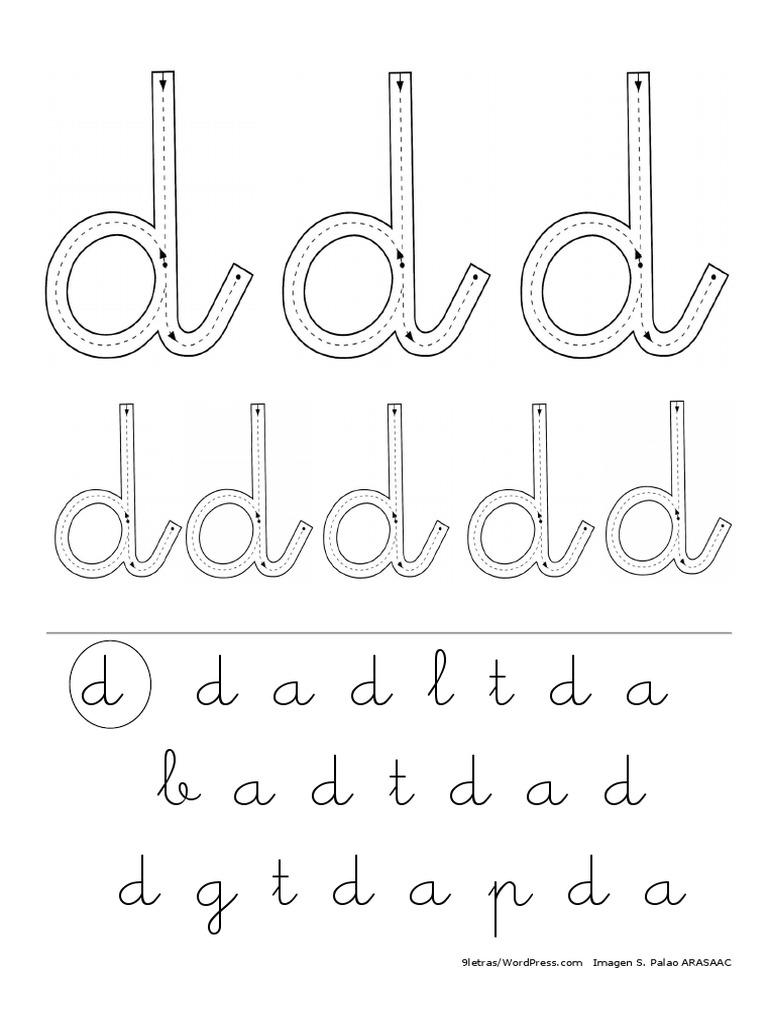 Tarea Letra D | PDF