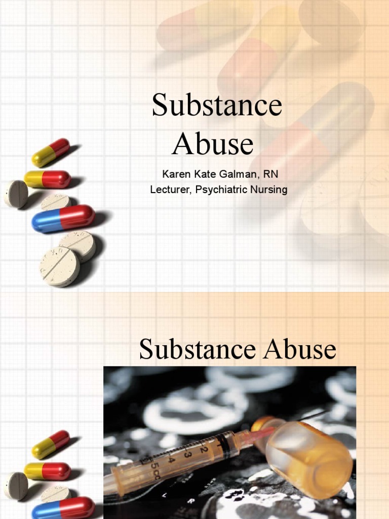 Substance Abuse | PDF | Substance Abuse | Human Diseases And Disorders