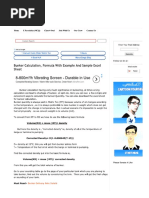 Bunker Calculation, Formula With Example and Sample Excel Sheet | PDF