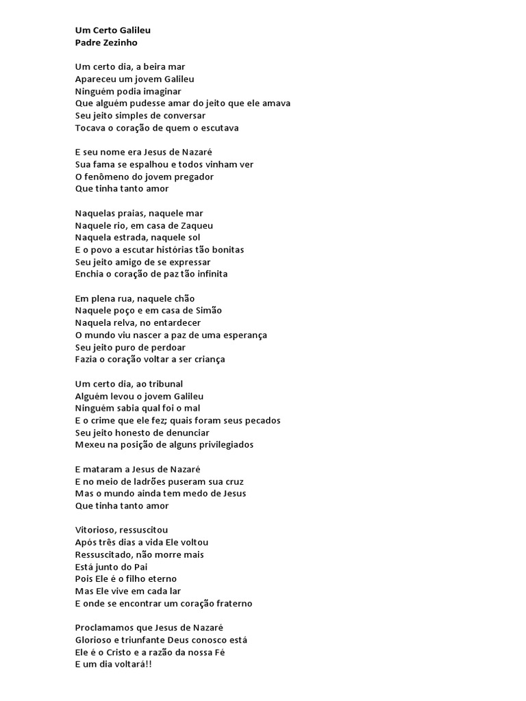 Um Certo Galileu | PDF