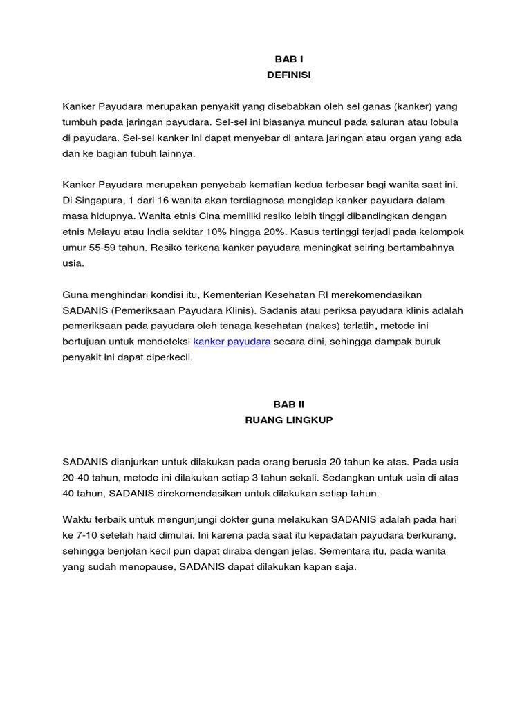 Panduan SADANIS | PDF