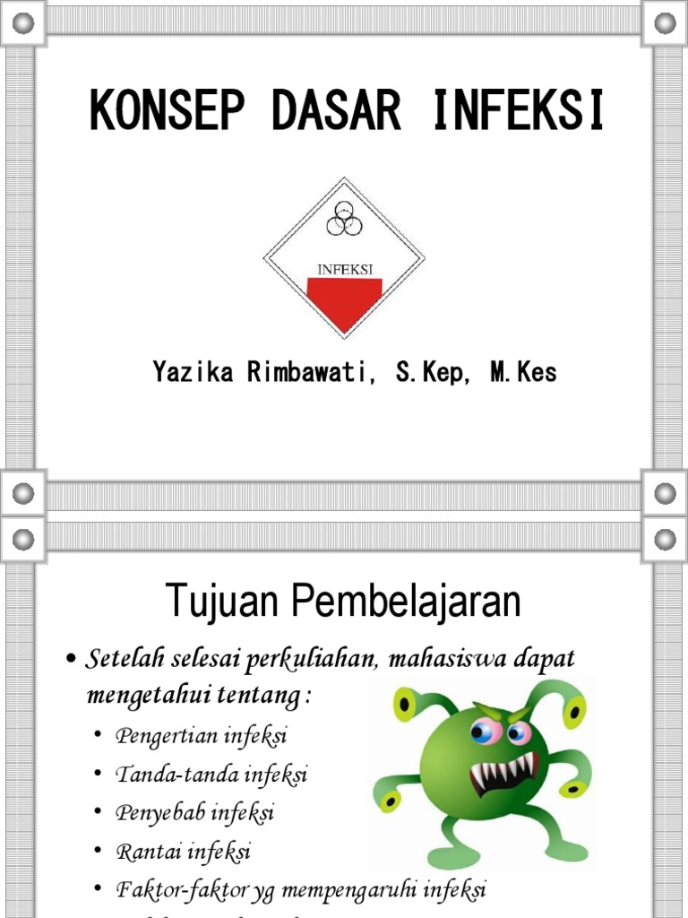 Konsep Dasar Infeksi | PDF | Kesehatan Holistik