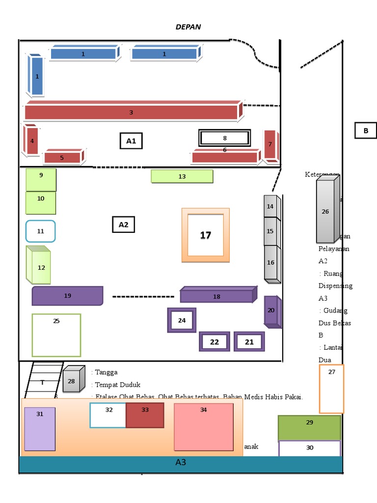 Struktur Dan Denah Apotek Pdf