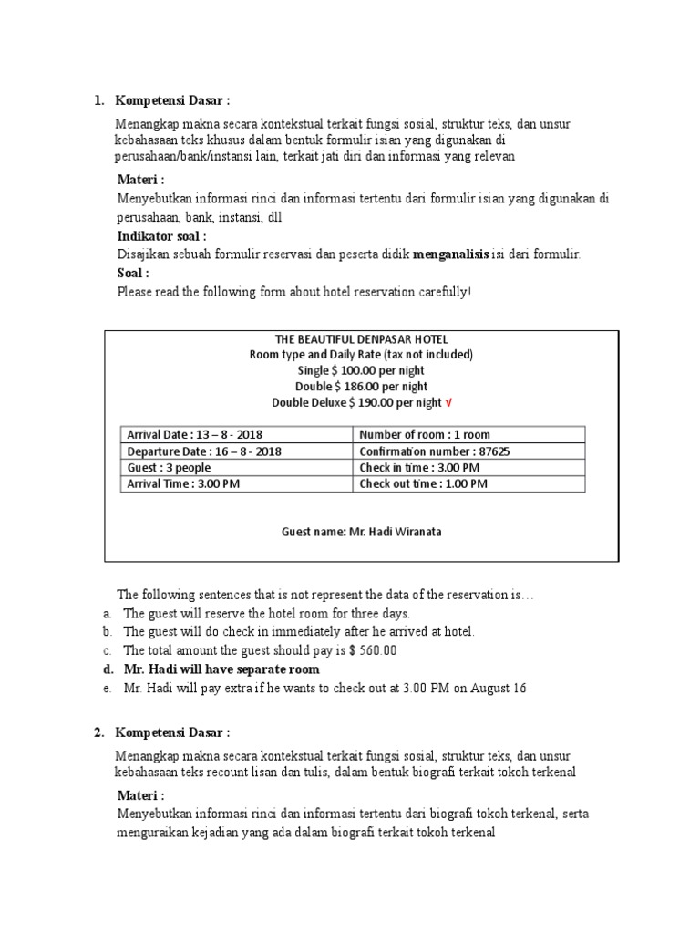 Contoh Soal HOTS | PDF