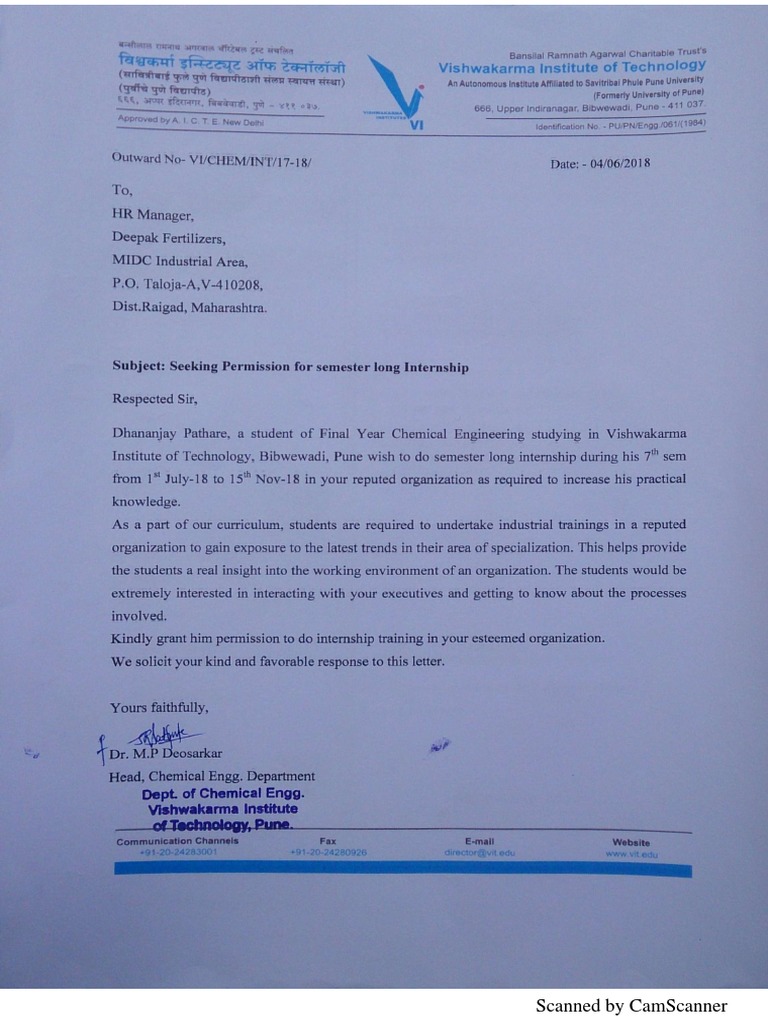 Request Letter | PDF