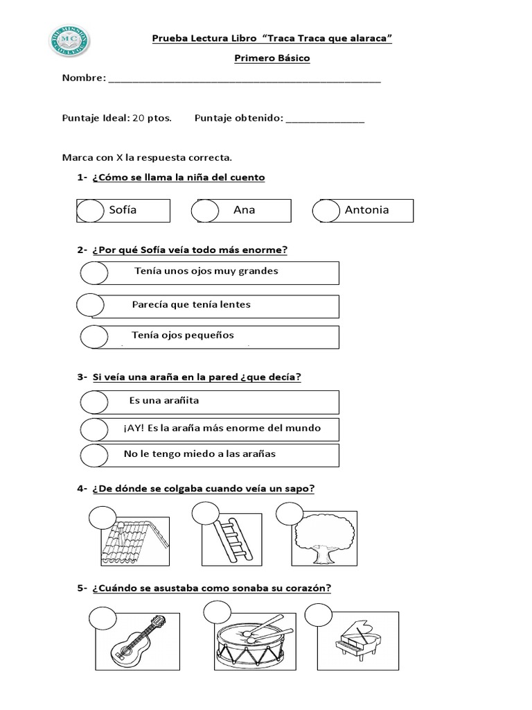 PRUEBA Traca Traca Que Alaraca | PDF