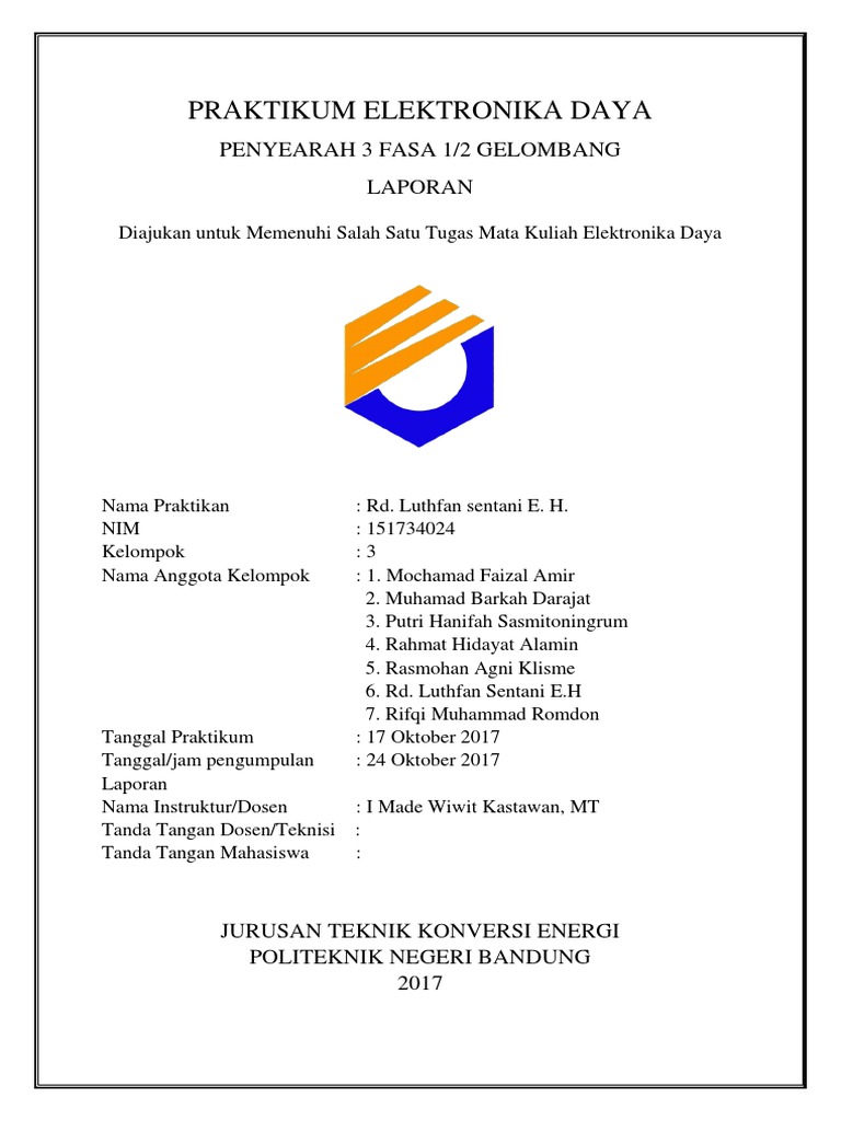 Penyearah 3 Fasa Gelombang Penuh Sharing Kelompok | PDF