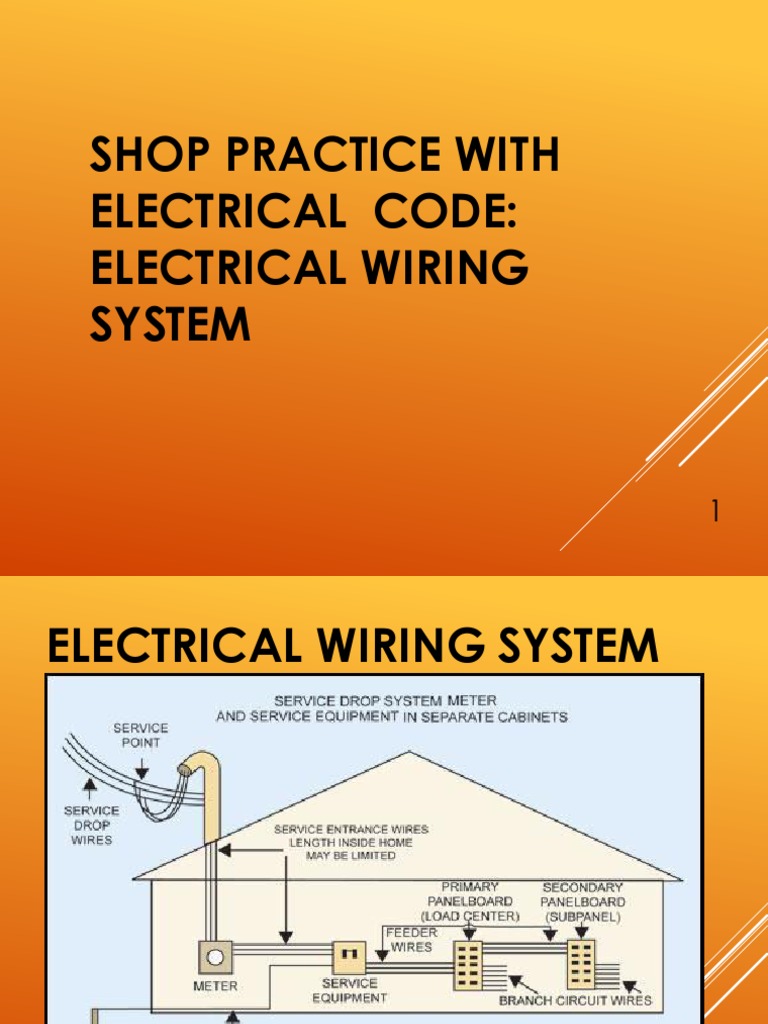 Electrical Wiring System Overview | PDF | Electrical Wiring ...