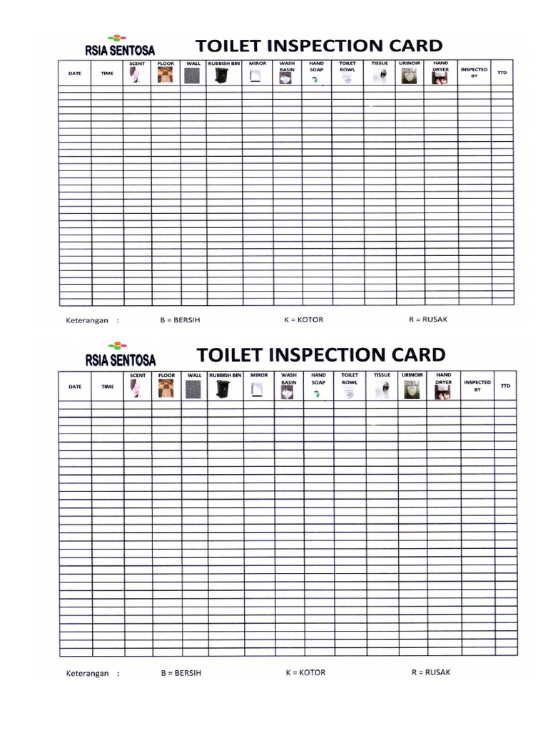 Ceklis Toilet