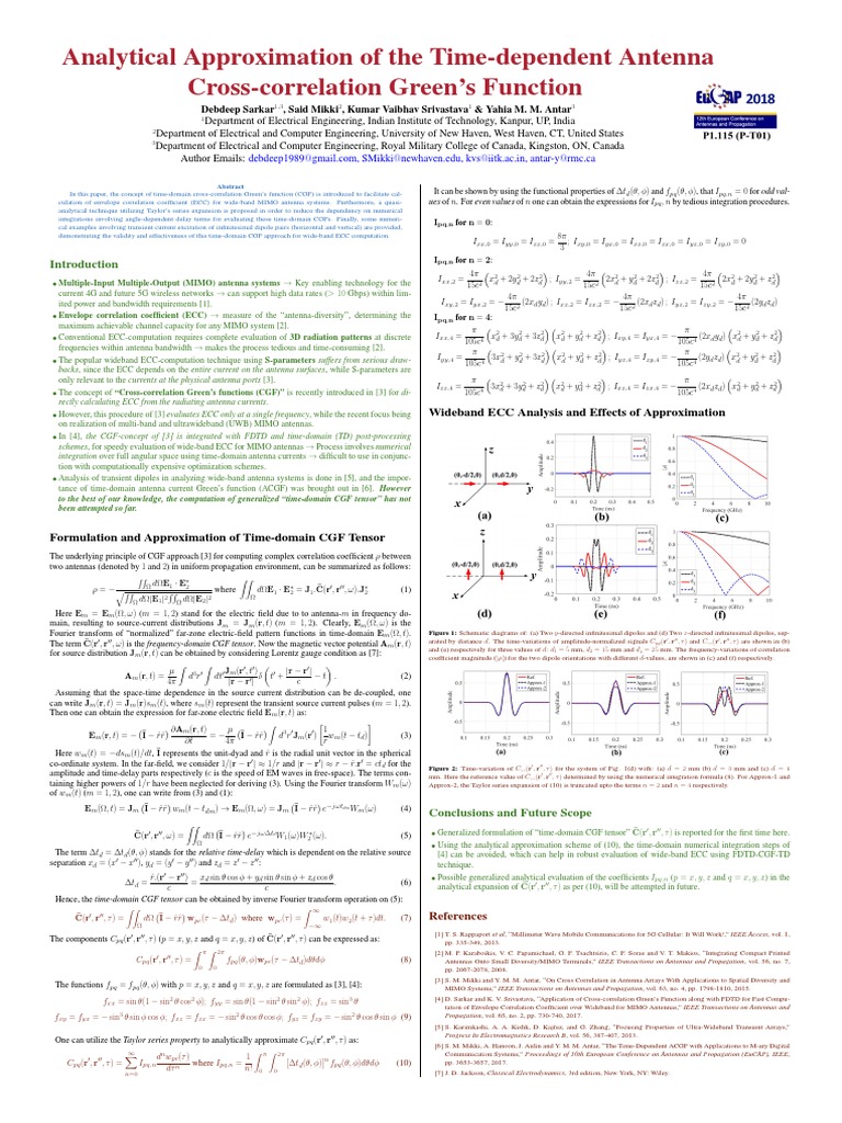 Debdeep EuCAP 2018 Paper | PDF | Mimo | Antenna (Radio)