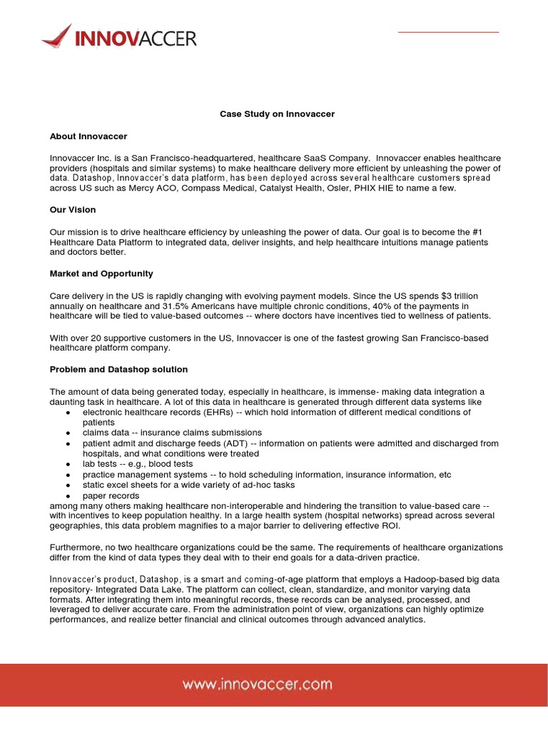 Case Study - Business Operations | PDF | Health Care | Patient