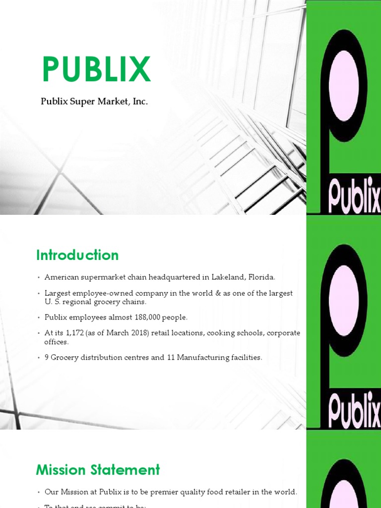 PUBLIX | PDF | Retailing | Retailers