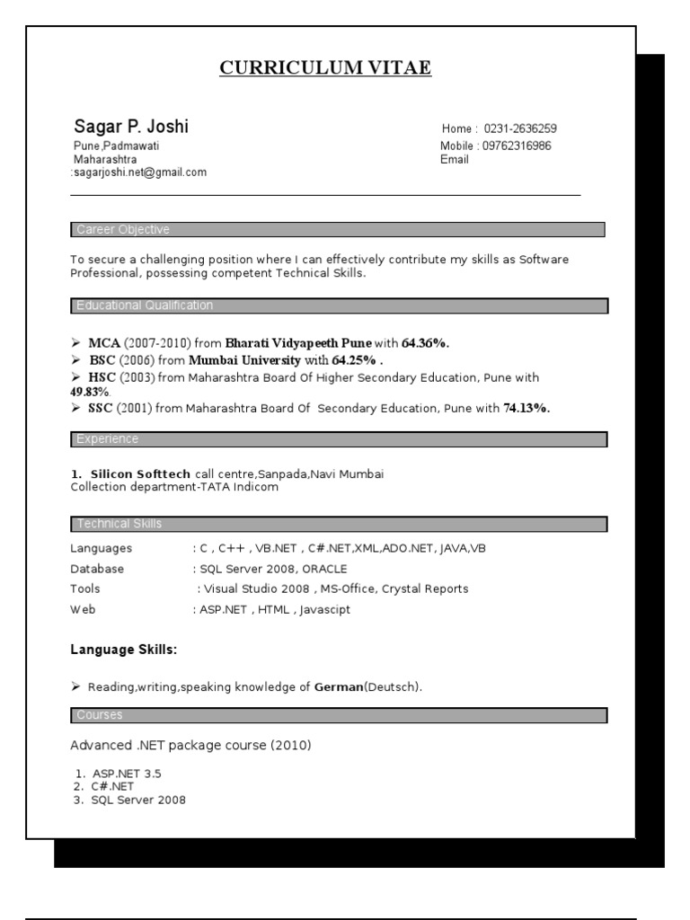 Sagar Resume | PDF | Microsoft Sql Server | Sql