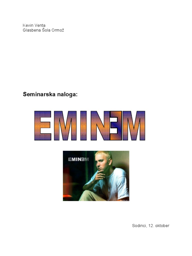 Eminem Eminem Eminem | PDF