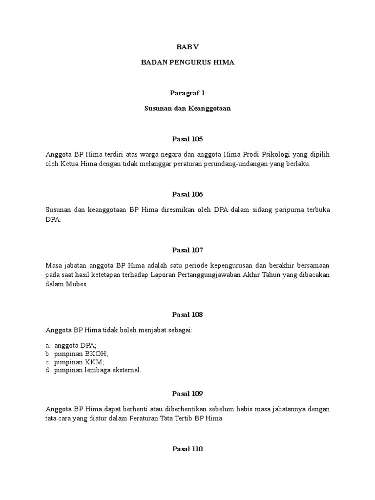 BAB V BP Hima | PDF