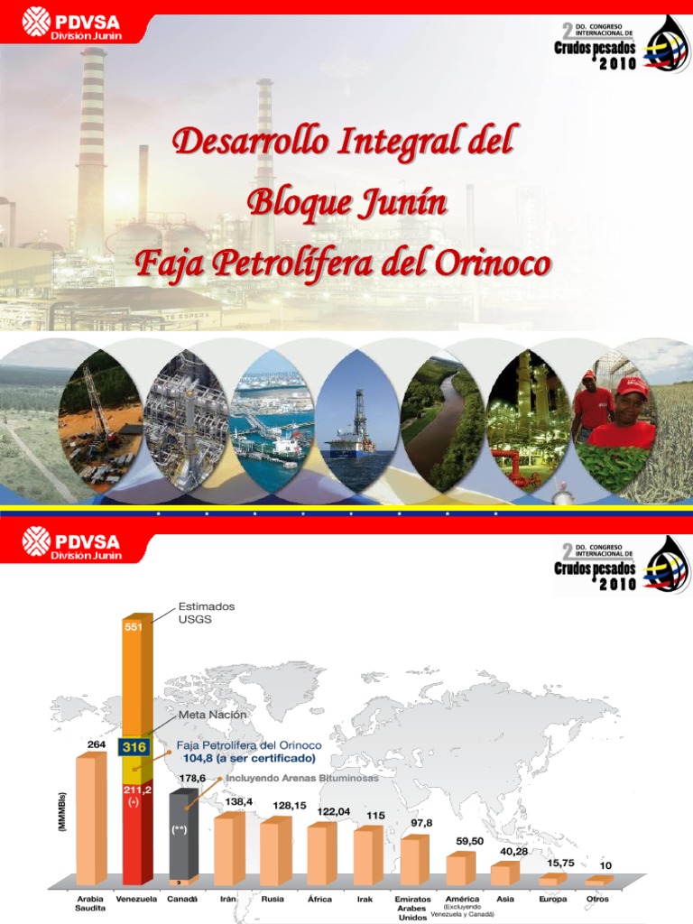 Faja Petrolifera Del Orinoco 2 Congreso | PDF | Petróleo | Catálisis