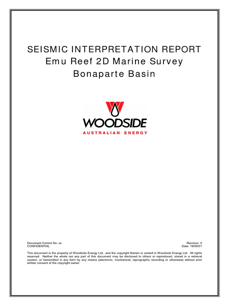 Seismic Interpretation Report Ntp57 | Reflection Seismology | Geology