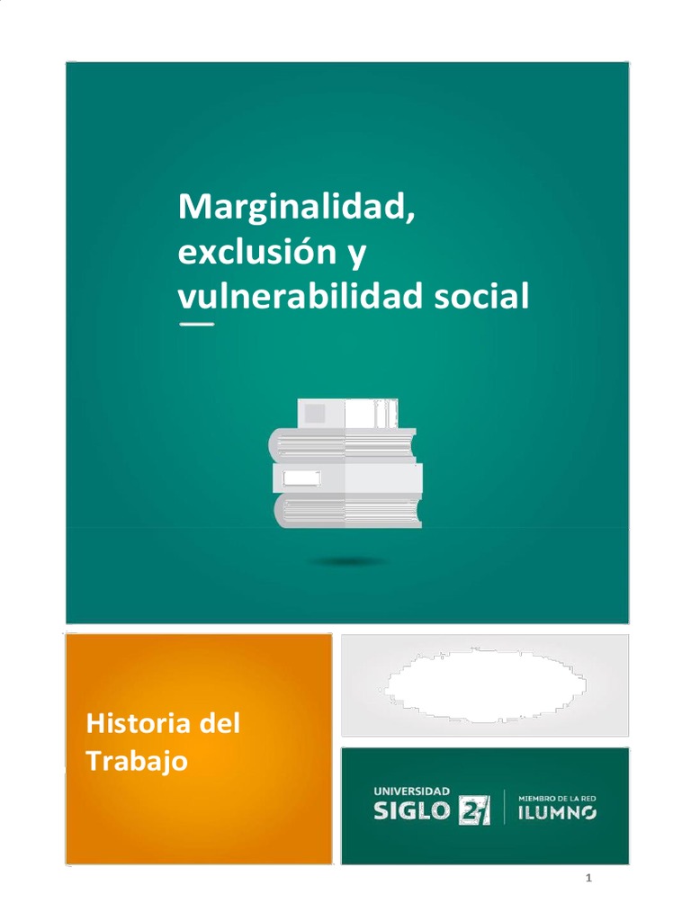 Marginalidad, exclusión y vulnerabilidad social: un análisis de los ...