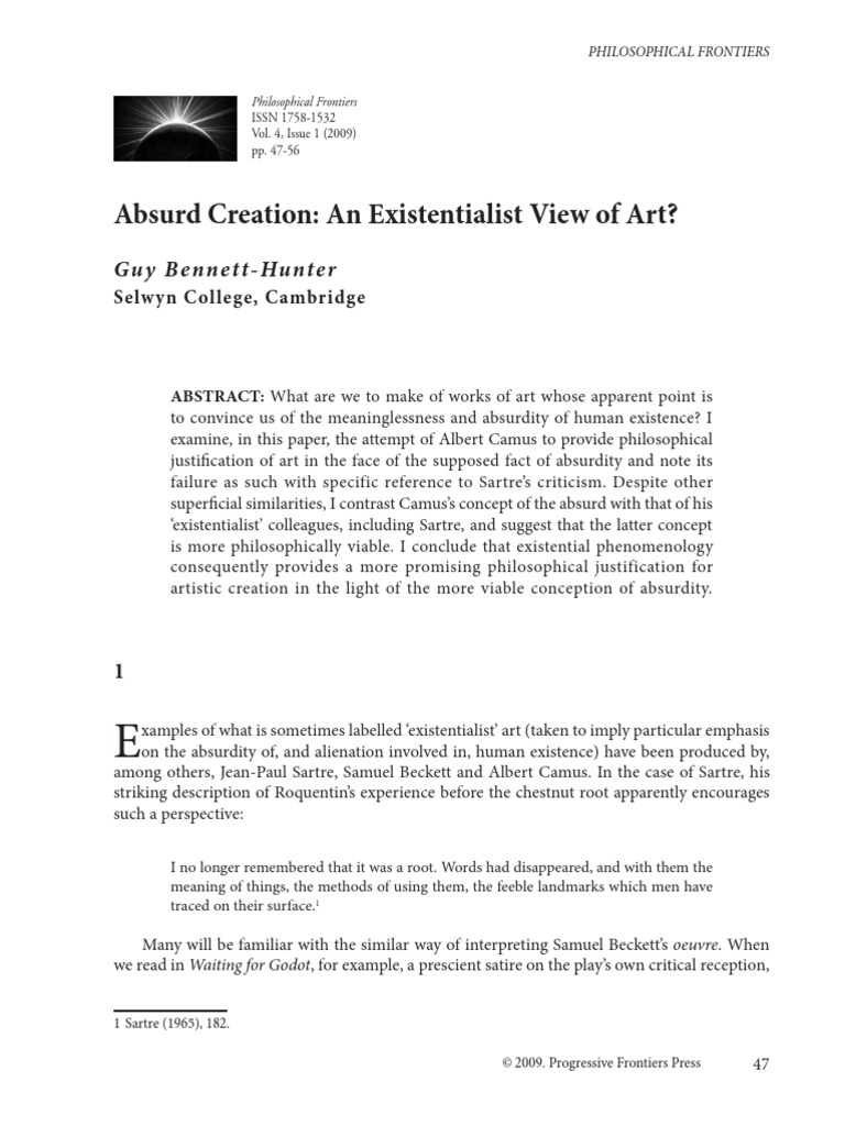 Absurdity | PDF | Existentialism | Albert Camus