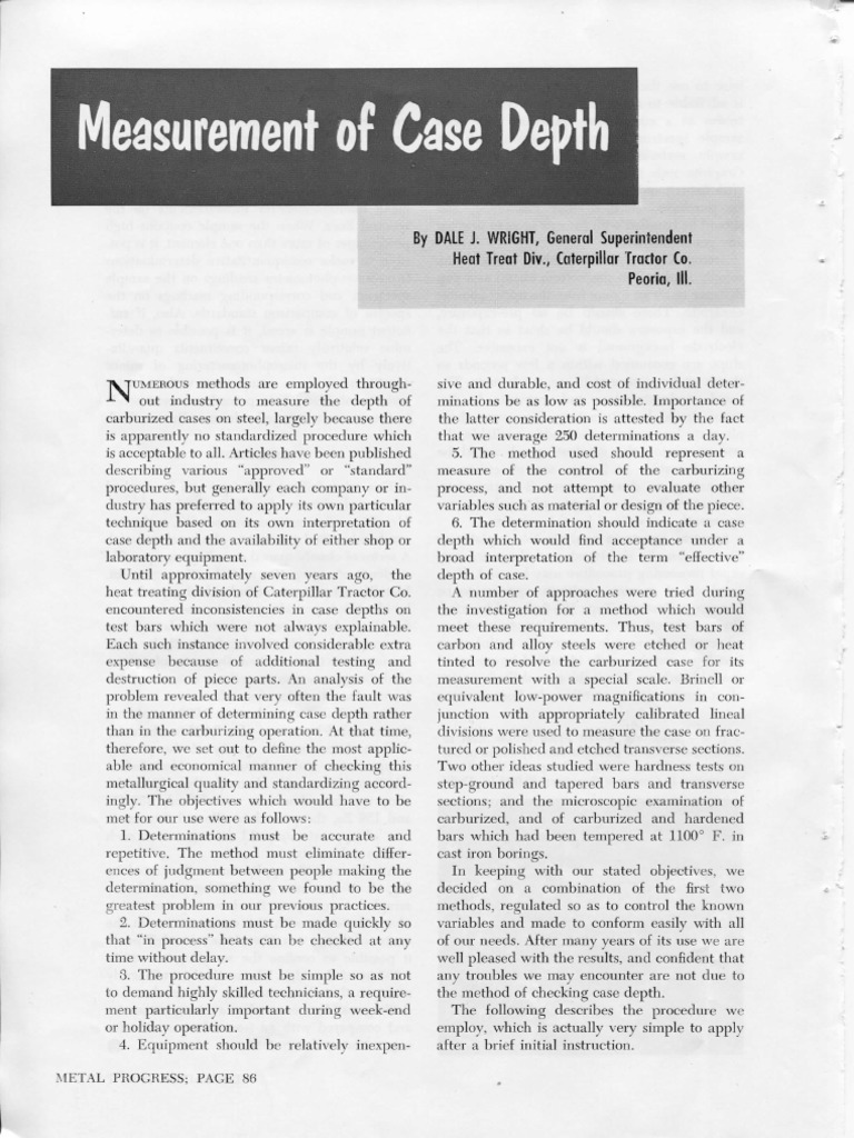 An Efficient and Standardized Method for Measuring Case Depth in ...