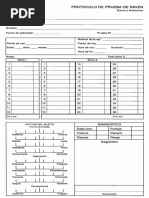 Protocolo de Prueba de Raven - Escala General | PDF
