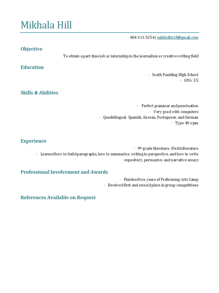 Resume Improved | PDF